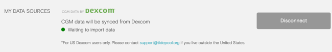 Connecting your Dexcom account to Tidepool – Tidepool