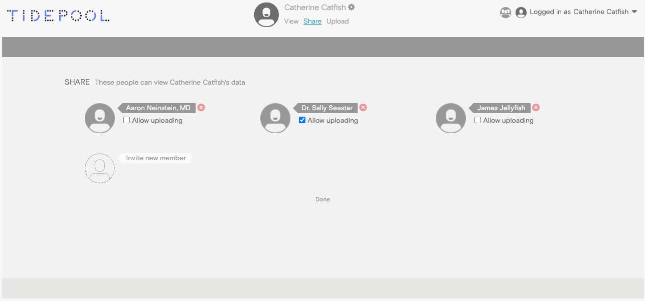 Sharing your Data – Tidepool