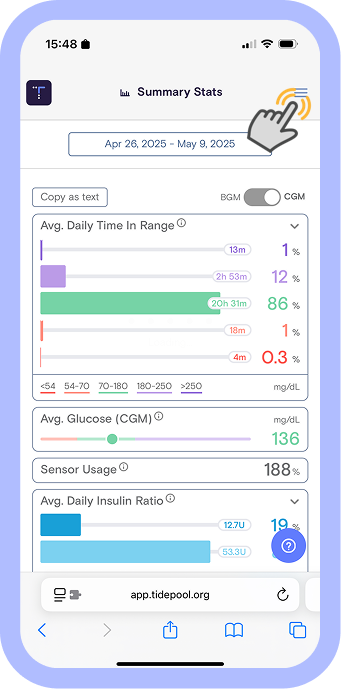 Sharing your Data – Tidepool