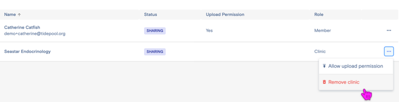 Sharing your Data – Tidepool